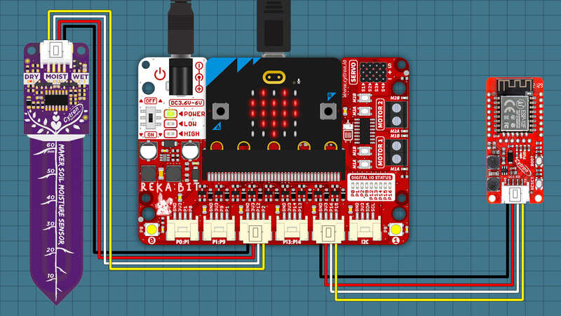 Monitoring Soil Moisture Using Blynk and micro:bit